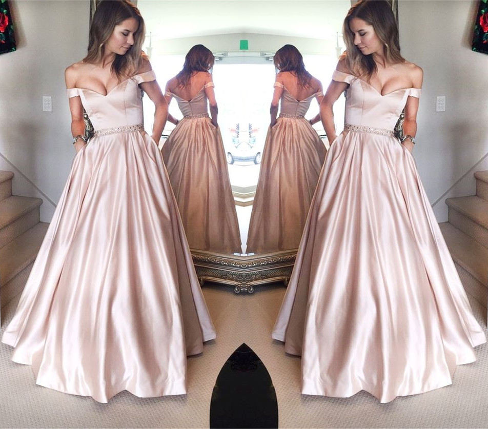 Off The Shoulder Prom Dress,ball Gowns Prom Dress,elegant Prom Dress ...